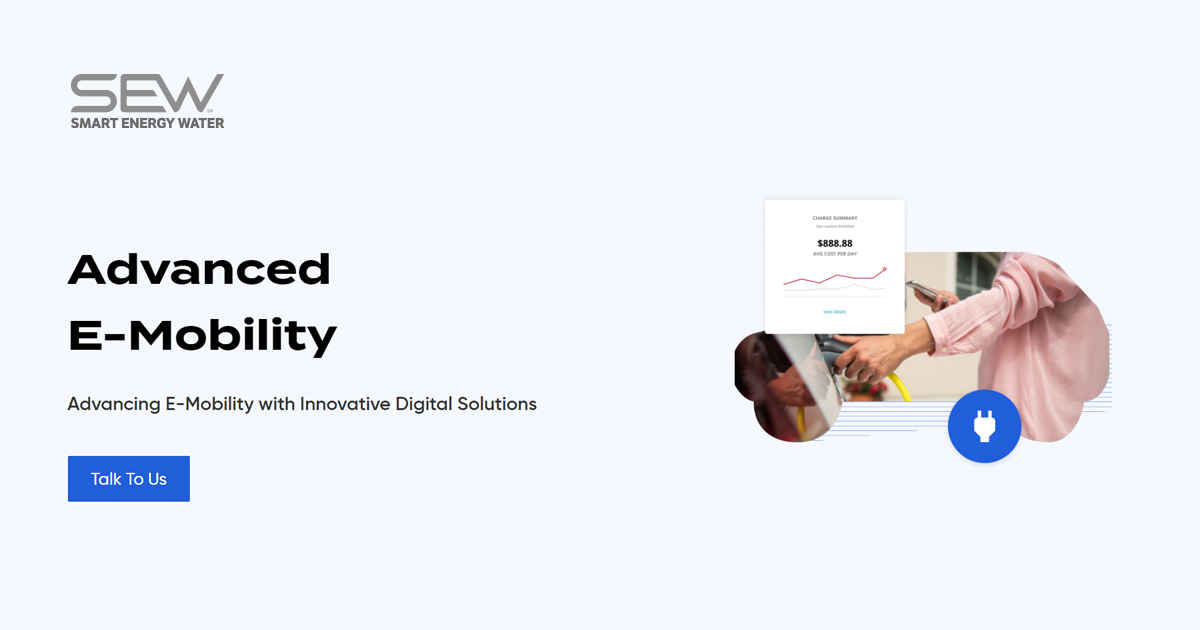 Smart Energy Water- Accelerate EV Adoption with SEW Digital Platform